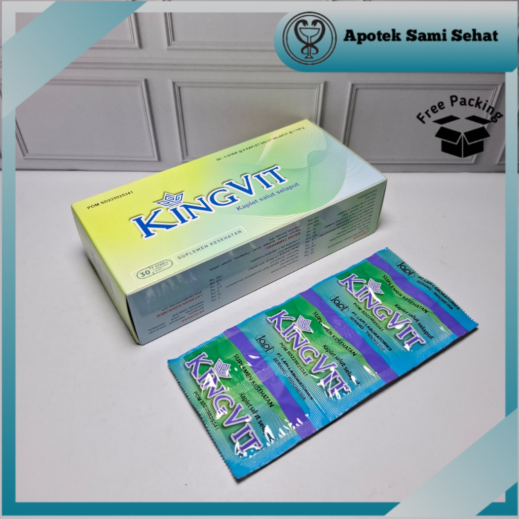 Jual 1 strip KINGVIT isi 6 kaplet | Shopee Indonesia