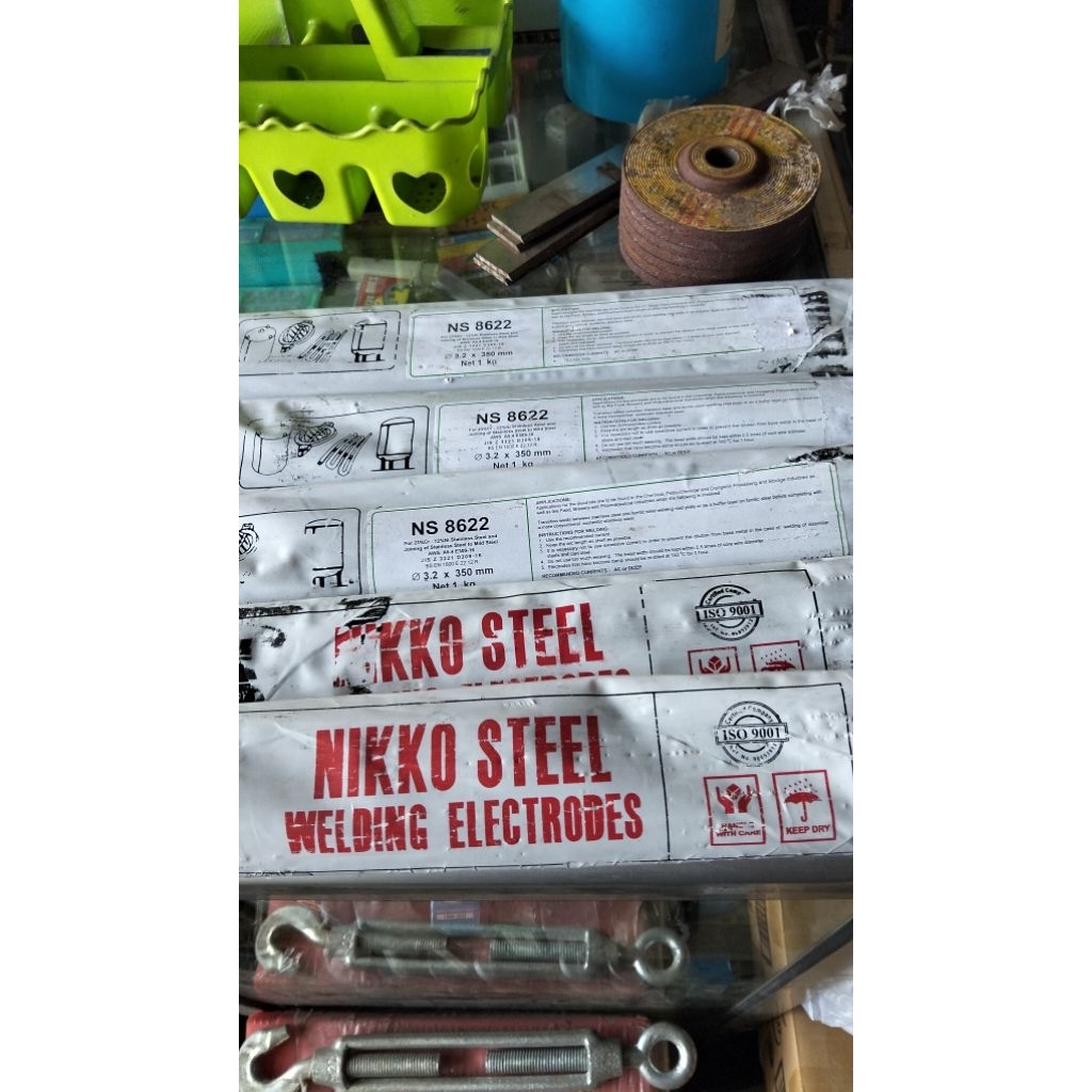 Jual KAWAT LAS STAINLESS STEEL AWS E309-16 Size. 3.2MM HARGA 1/2KG ...