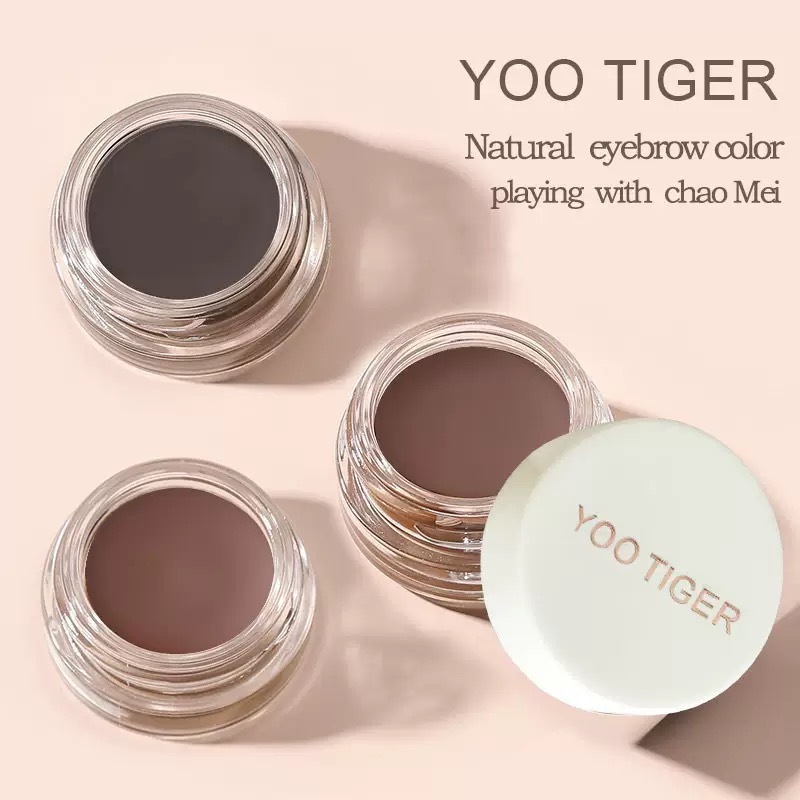Jual YOO TIGER EYEBROW CREAM WATERPROOF & LONG LASTING + FREE KUAS ...