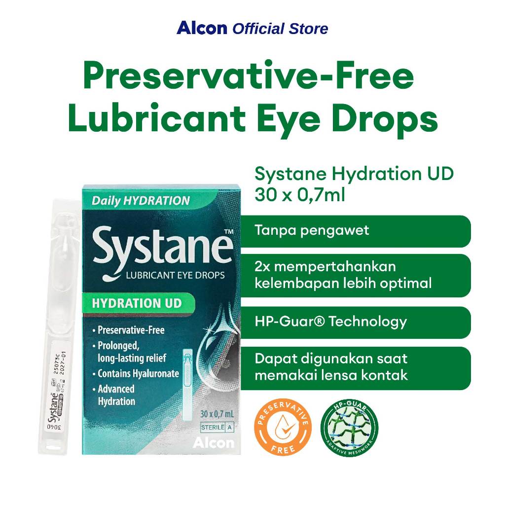 Jual ALCON Systane Hydration UD Lubricant Eye Drops Isi 30 @0.7 ml ...
