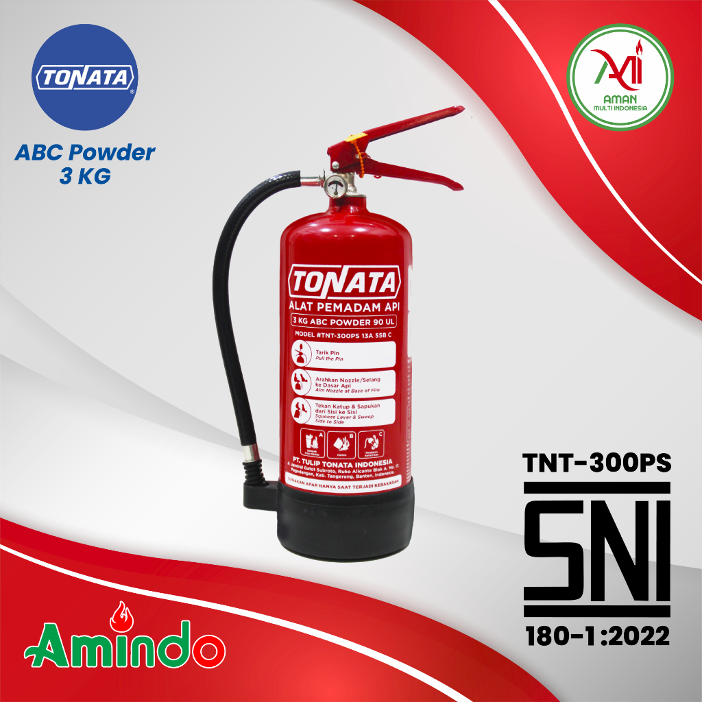 Jual Alat Pemadam Api Tonata SNI / APAR ABC Powder 3 KG | Shopee Indonesia