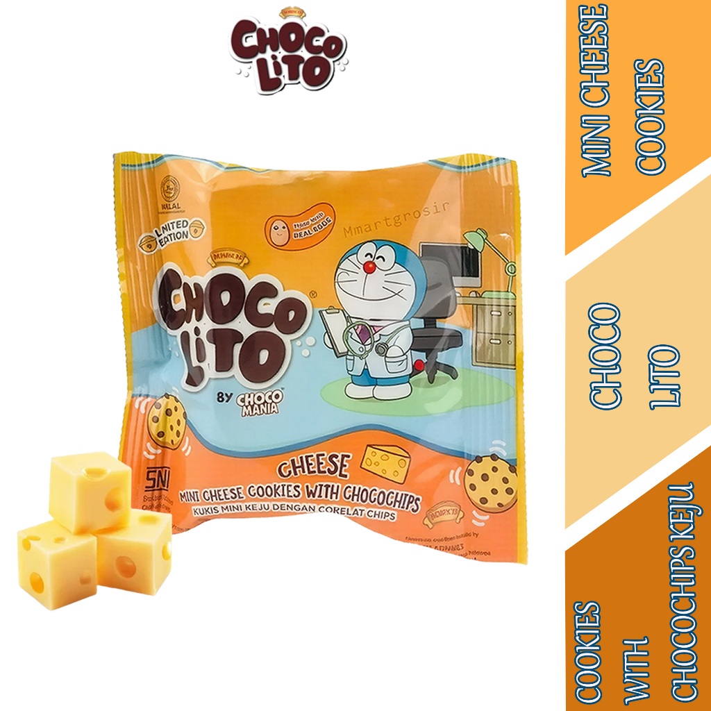 Jual Mini Cheese Cookies - Choco Lito - Biskuit Cookies Chocochips Rasa ...