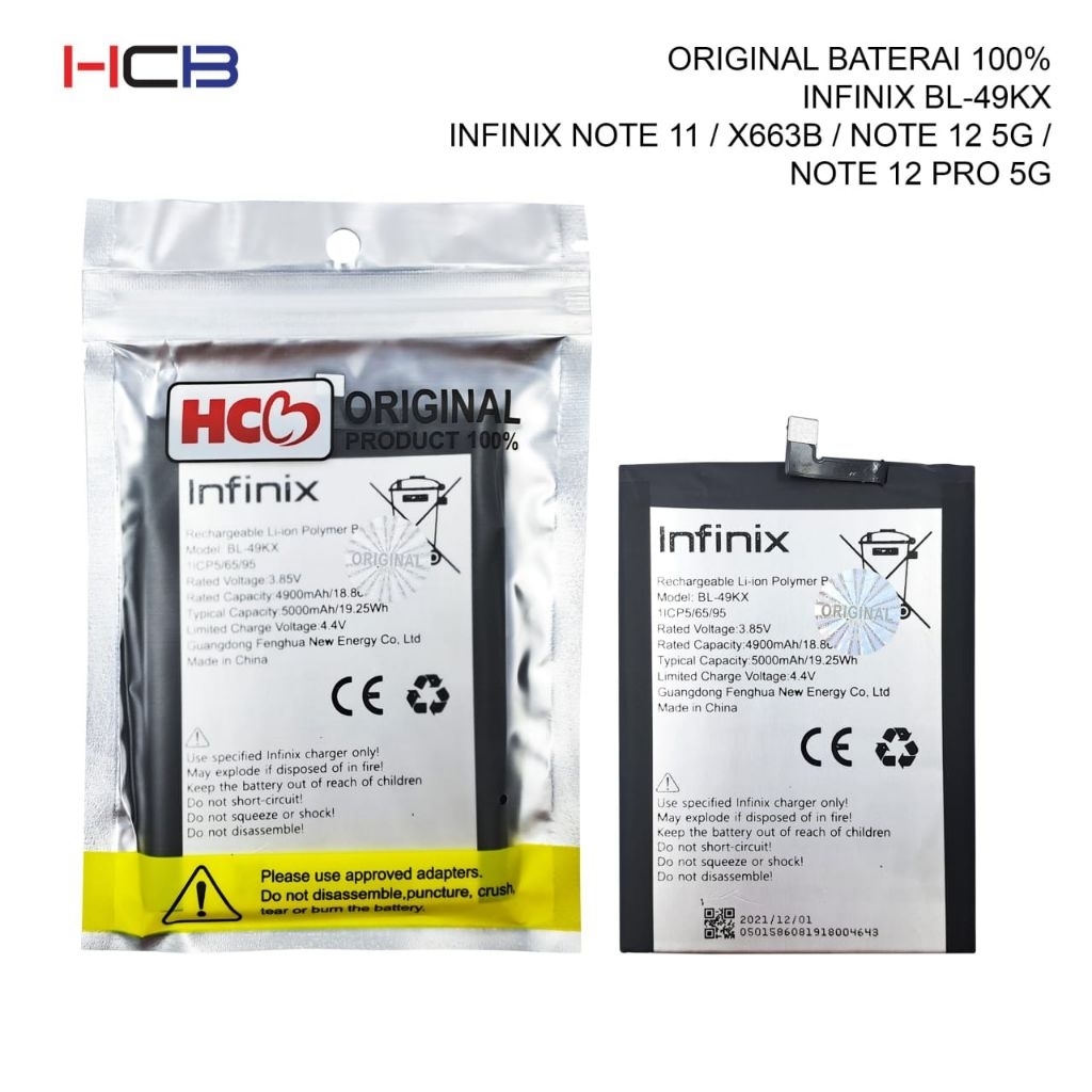 Jual ORIGINAL BATERAI 100% INFINIX BL-49KX/BATERAI BATRAI INFINIX NOTE ...