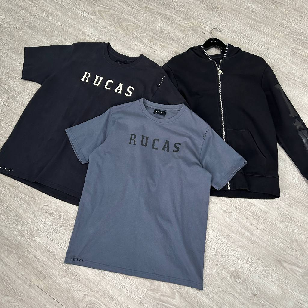 Jual RUCAS ORIGINAL TEE (SECOND) - Initial Blue - Black on White ...
