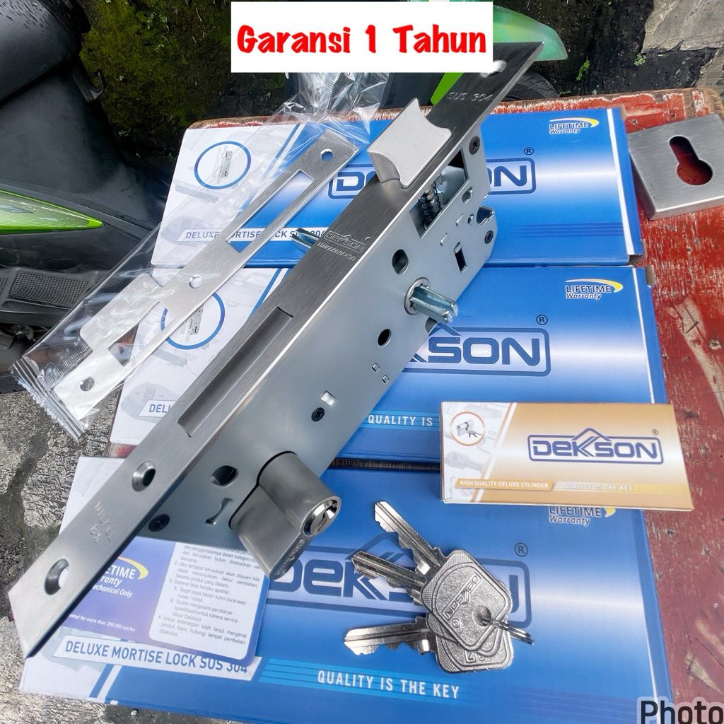 Jual kunci pintu dekson dekkson handle blackmatte sus 304 + body ...