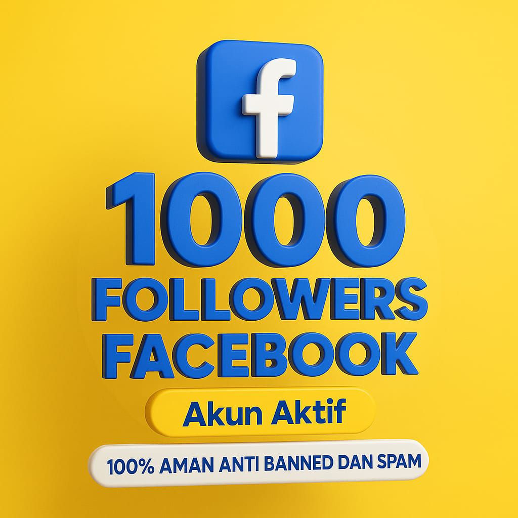 Jual Follower Facebook Pengikut Facebook Real Akun Aktif Profil/Halaman ...