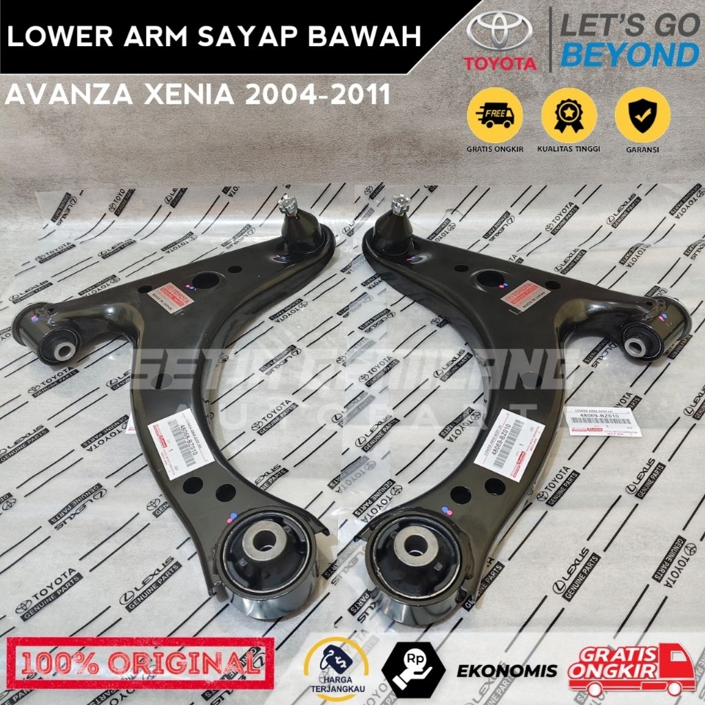 Jual LOWER ARM ASSY SAYAP BAWAH TOYOTA AVANZA 1.3CC 1.5CC XENIA 1.3CC ...