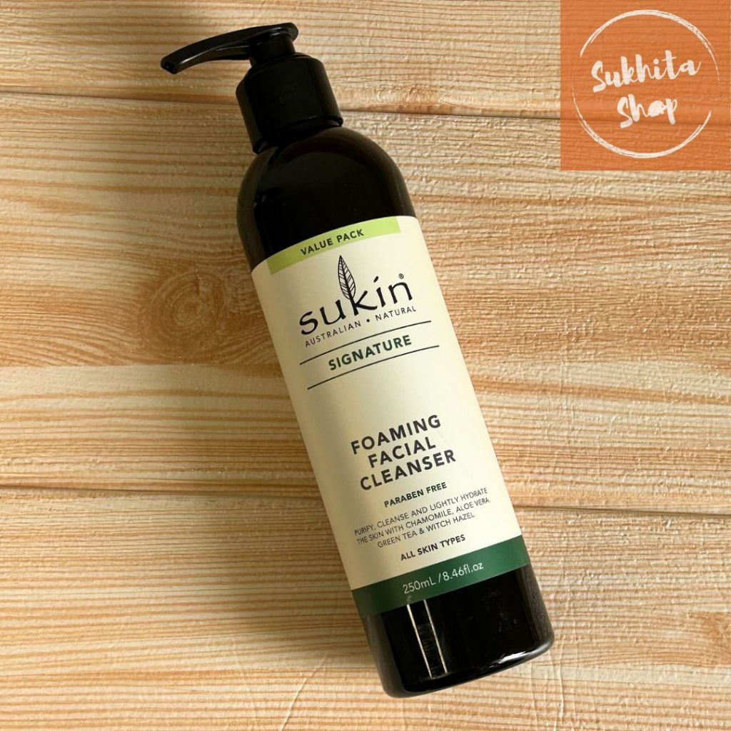 Jual VALUE PACK Sukin Signature Foaming Facial Cleanser Pump 250ml ...