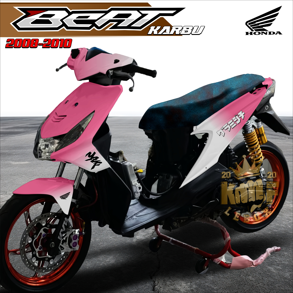 Jual Decal Sticker Motor Full Body Honda BEAT KARBU Motif 2 Warna ...