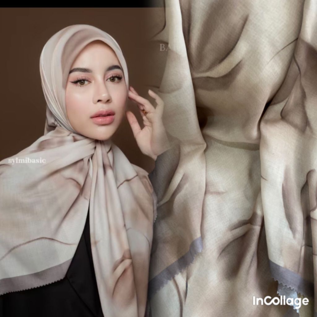Jual Dara Swan Scraf by Sylmibasic X Dara Arafah Termurah / Jilbab Segi ...