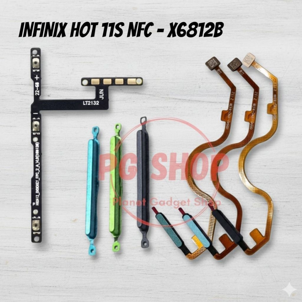 Jual 1Set Finger + fleksibel + tombol Infinix Hot 11s NFC X6812B ...