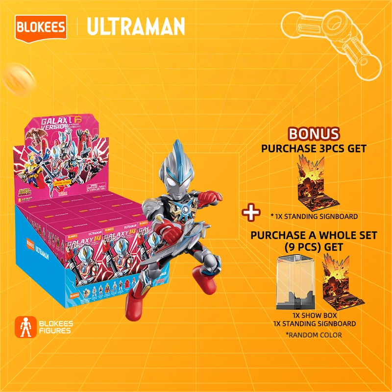 Jual BLOKEES ULTRAMAN Blind Box Mainan Action Model Kits Block Mainan ...