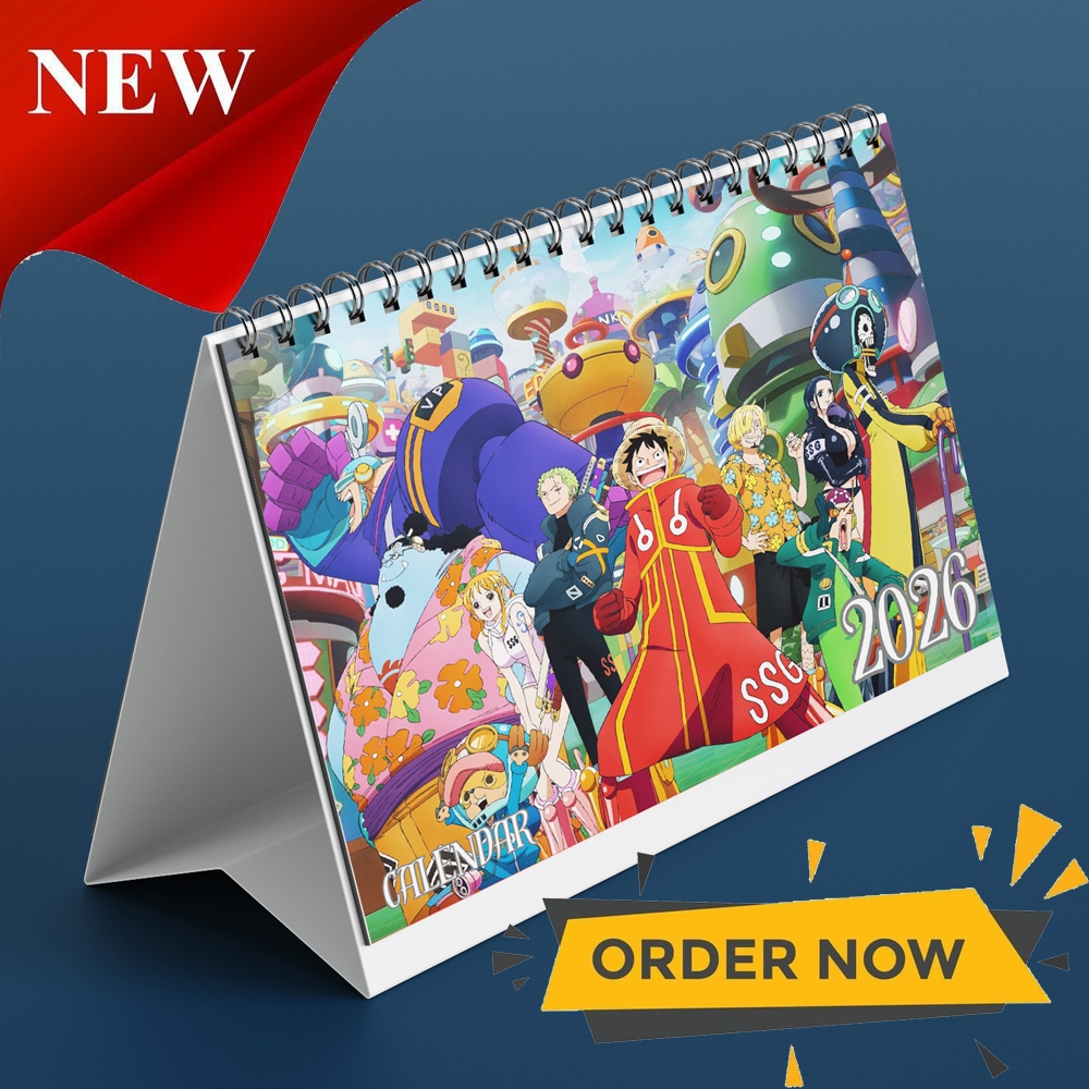 Jual A&M Kalender Anime One Piece 2026 | Shopee Indonesia