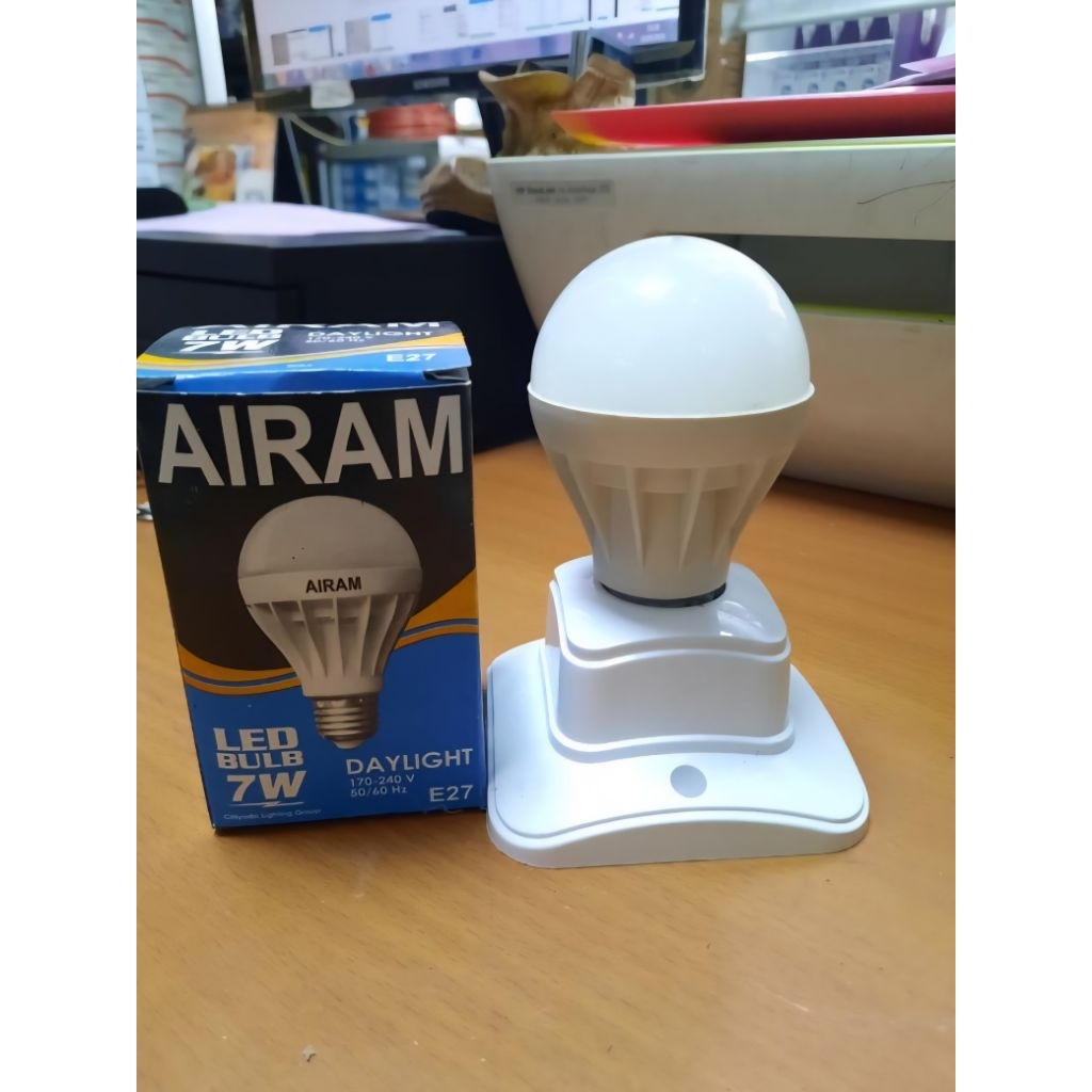 Jual Obral Airam Led Bulb 7W Putih 6500K | Shopee Indonesia