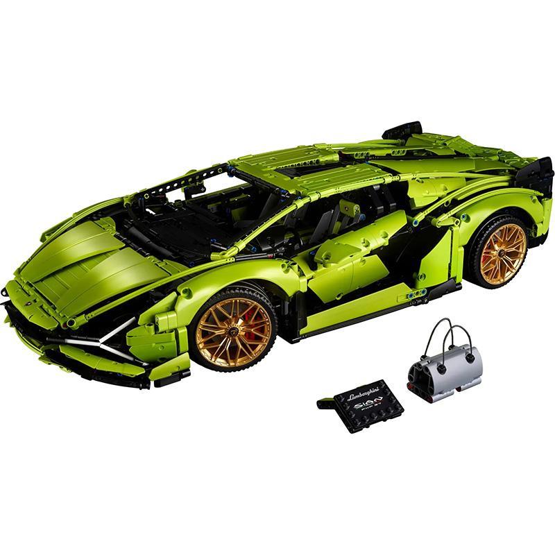 Jual JFE Toys - Bricks mobil hijau lambo sian compatible 3698 pcs ...
