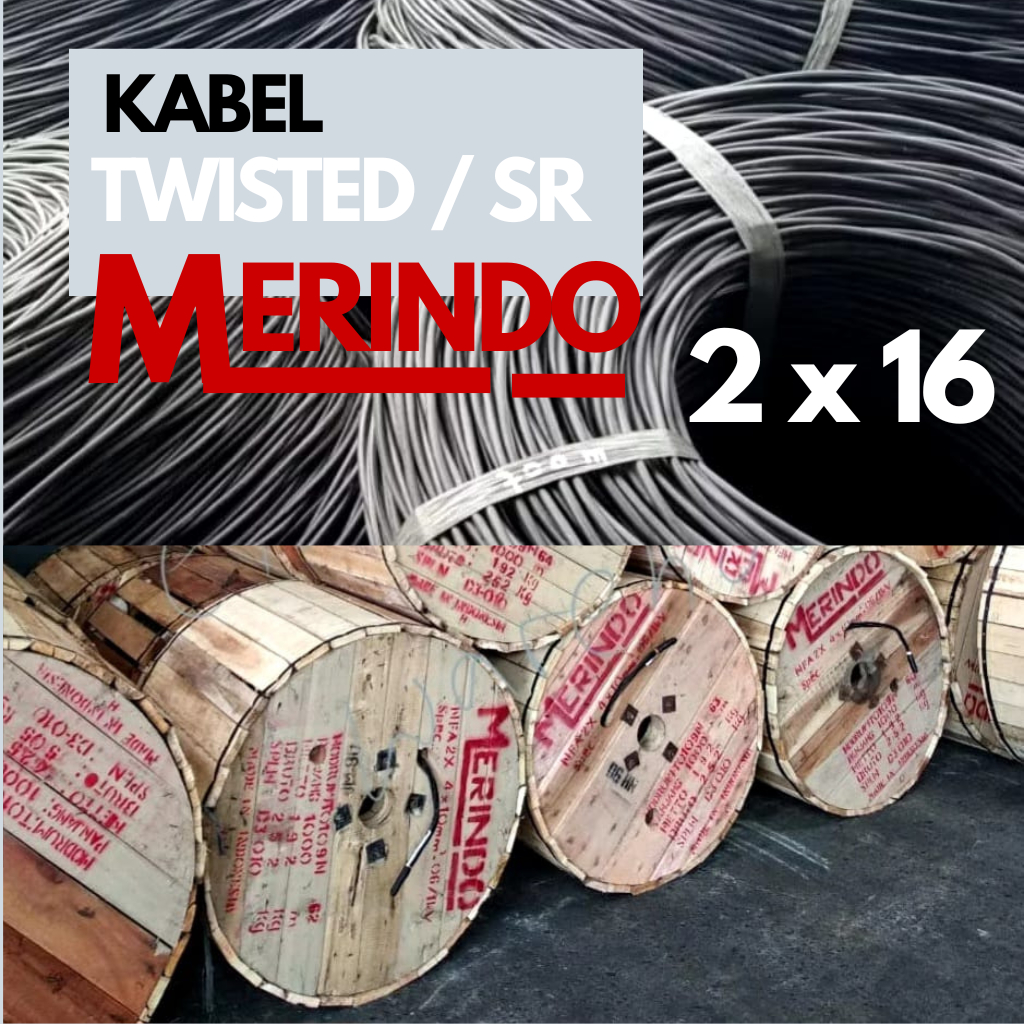 Jual KABEL TWISTED / KABEL SR / MERINDO 2x16 SPLN LMK (METERAN ...
