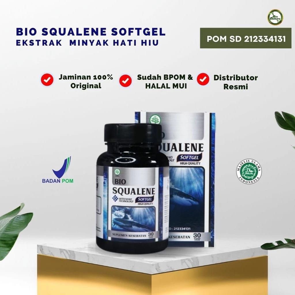 Jual Bio squalene 100% Original Ekstrak Minyak Ikan Hiu sudah BPOM ...