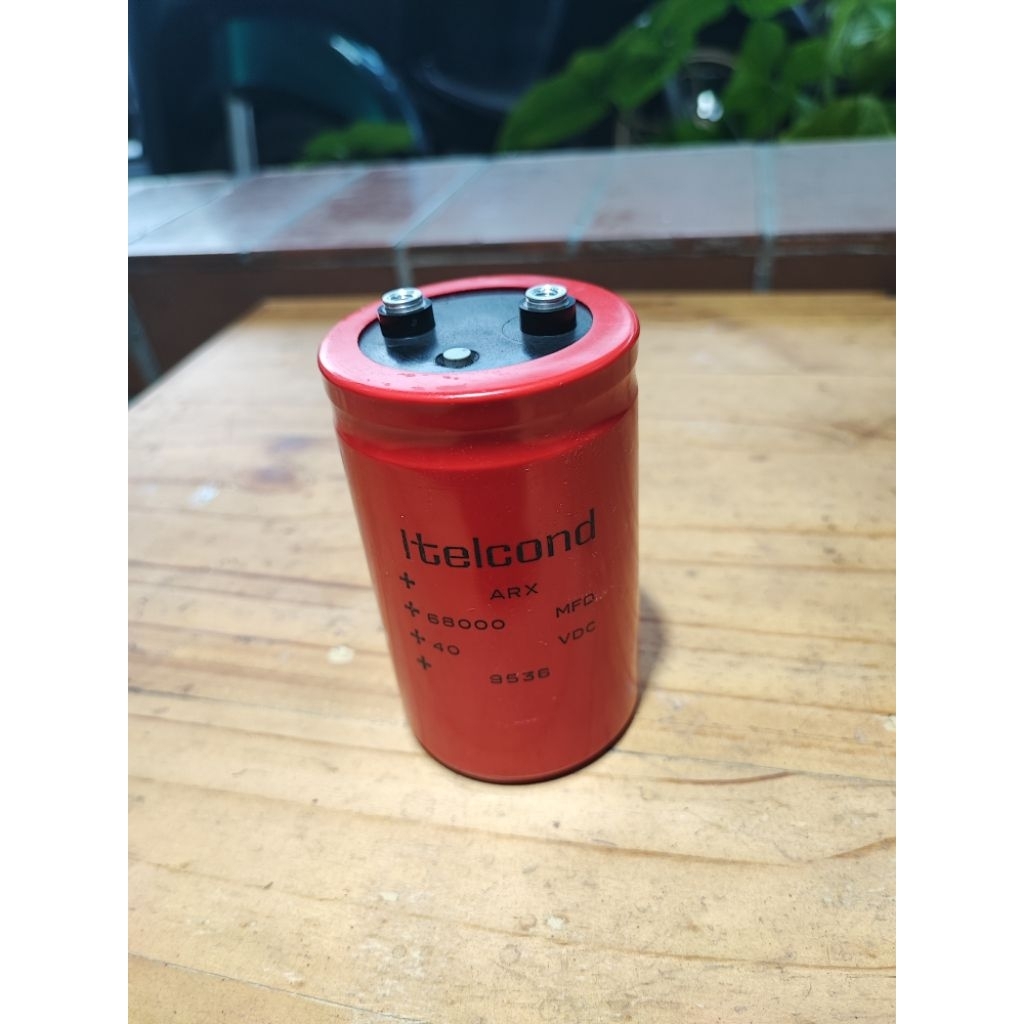 Jual Condensator Elco ITELCOND 68000uF 40VDC Made in Italy, barang ...