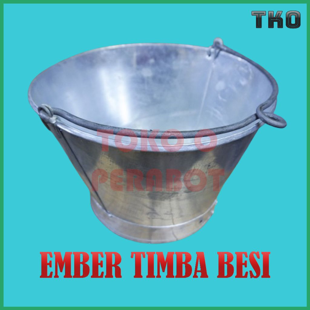 Jual Ember Besi Timba Pakai Gagang Anti Bocor | Shopee Indonesia