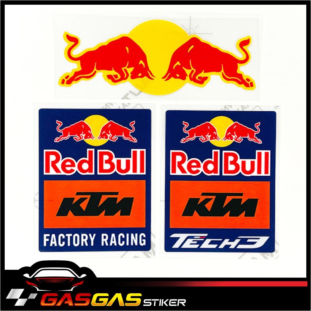 Jual Stiker RED BULL | KTM | Sticker Sponsor Racing Kualitas Premium ...