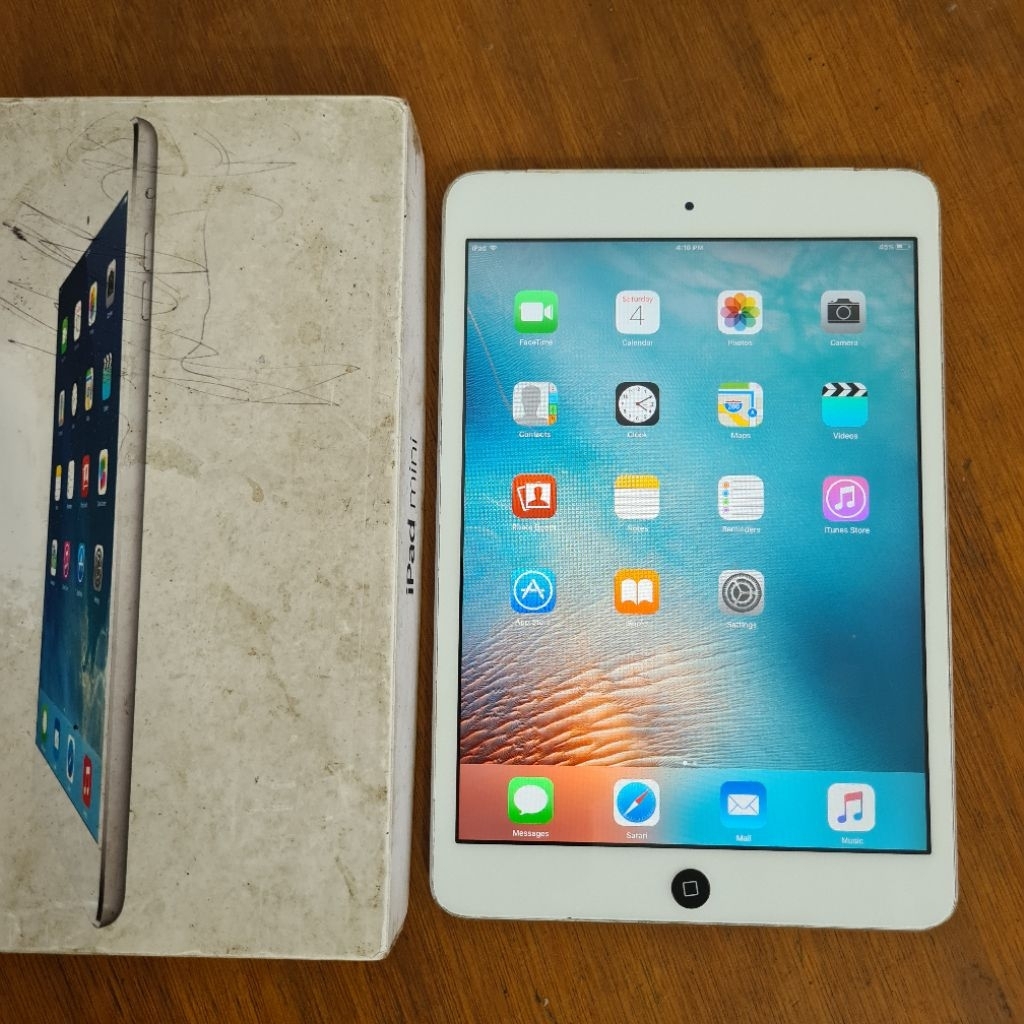 Jual Ipad Mini 16gb Wifi A1455 Second Mulus Lengkap | Shopee Indonesia