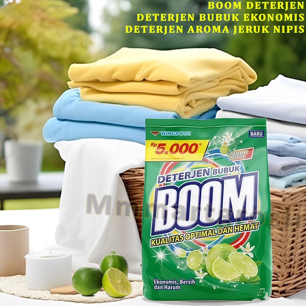 Jual BOOM Deterjen Hijau / Deterjen Bubuk Ekonomis / Deterjen Aroma ...