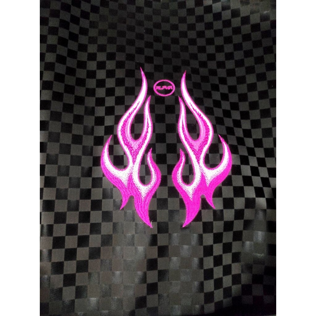 Jual Api Karbon Kulit Jok Motor Warna Pink BORDIR | Shopee Indonesia