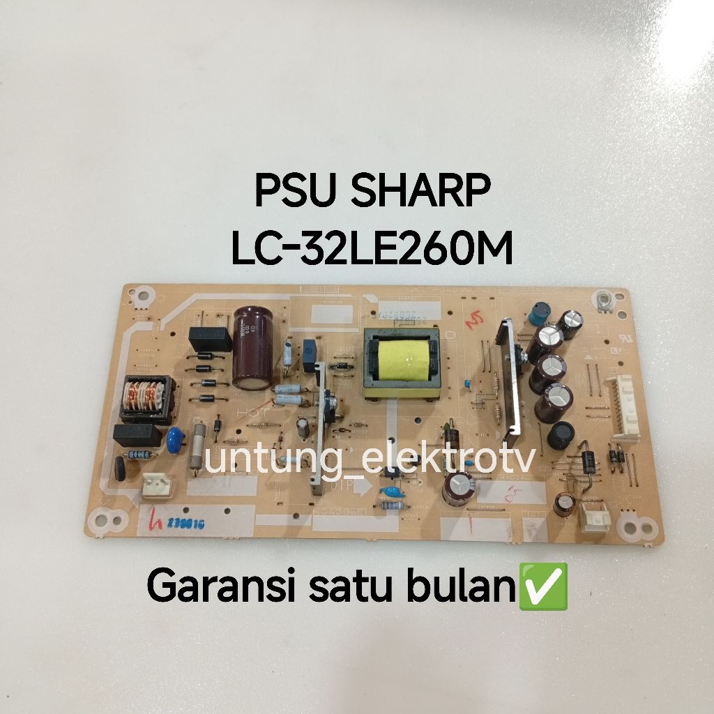 Jual PSU TV SHARP LC-32LE260M POWER SUPPLY REGULATOR TV SHARP LC ...
