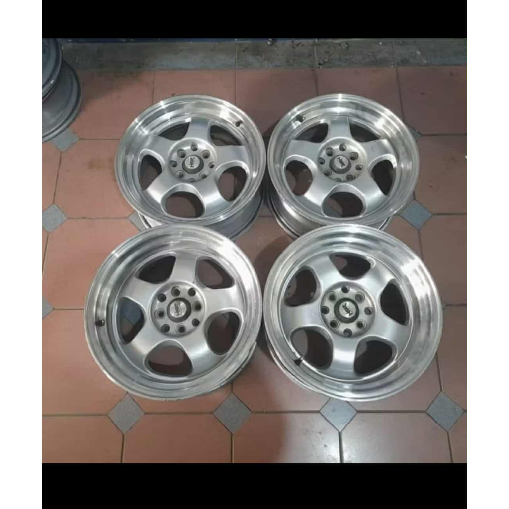 Jual VELG MOBIL BEKAS WORK MEISTER R16 PCD 4X100/114,3 BUAT AVANZA ...