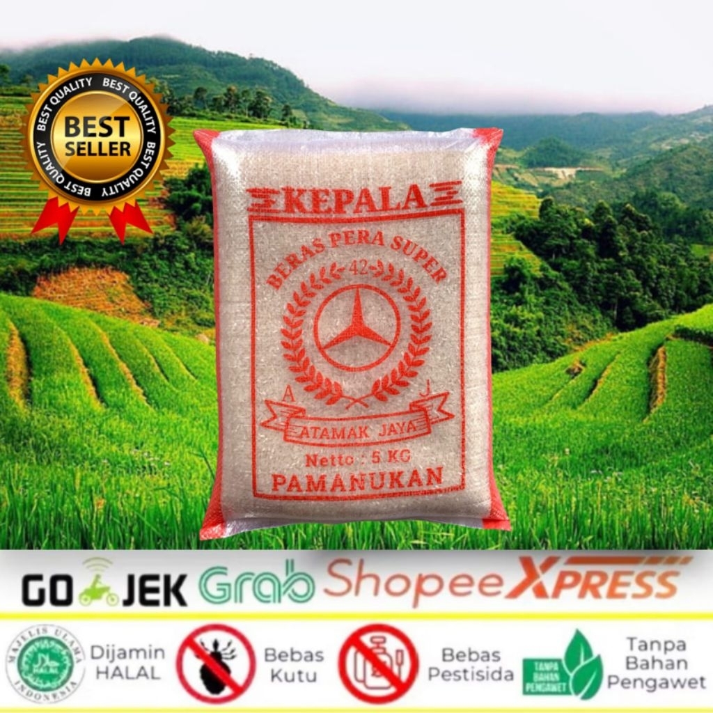 Jual Beras Pera Super Premium IR 42 5 Kg 10 Kg | Shopee Indonesia