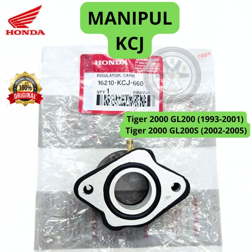 Jual Intake Manipol KCJ Asli Original 100% Motor Honda Tiger 2000 Intak ...