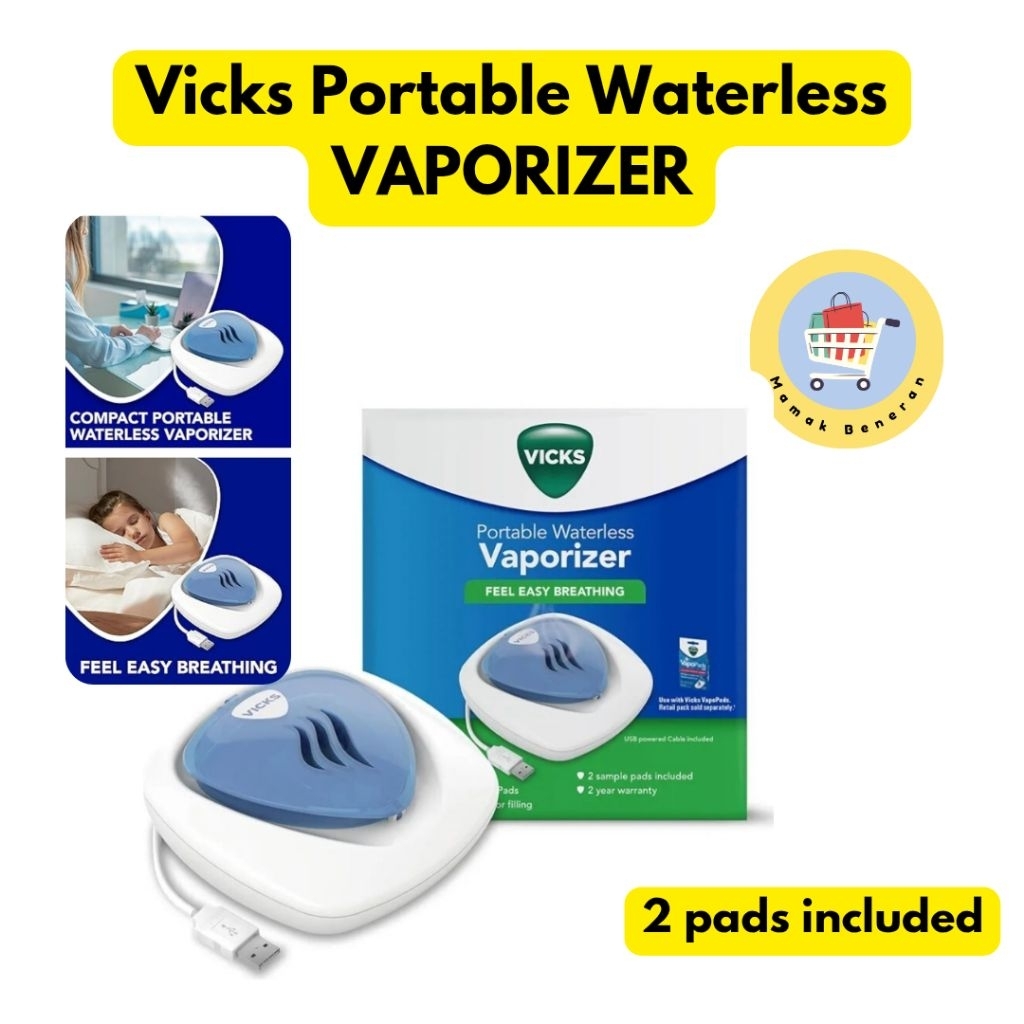 Jual Vicks Vaporizer Diffuser + 2 pads included / Refill VapoPads isi ...