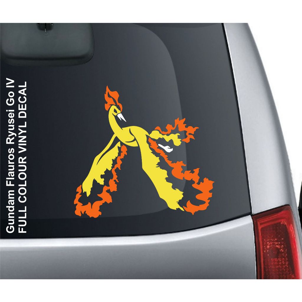 Jual Stiker Pokemon Moltres Anime Manga Sticker Mobil Motor Vinyl Decal ...