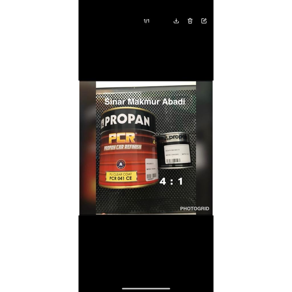 Jual Cat Duco TOP COAT Propan PU DUROGLOSS CLEAR GLOSS/PCR-041 CE ...