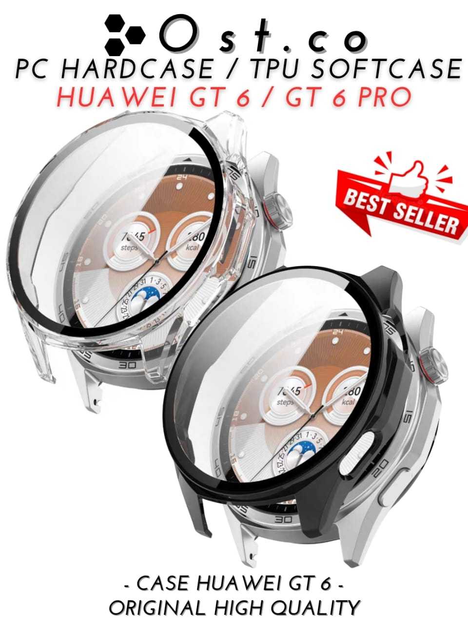 Jual Bumper Case HUAWEI WATCH GT 6 Series Hardcase HUAWEI GT 6 46mm ...