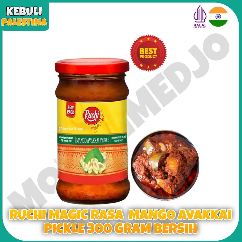 Jual RUCHI MAGIC MANGO AVAKKAI PICKLE INDIA 300 G, EXP 07/2027 | Shopee ...