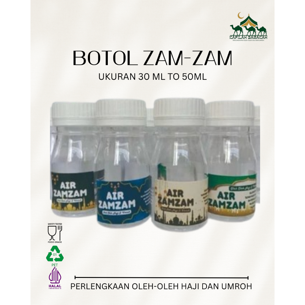 Jual Botol Kosong Air Zam Zam 30ml (25pcs) | Shopee Indonesia