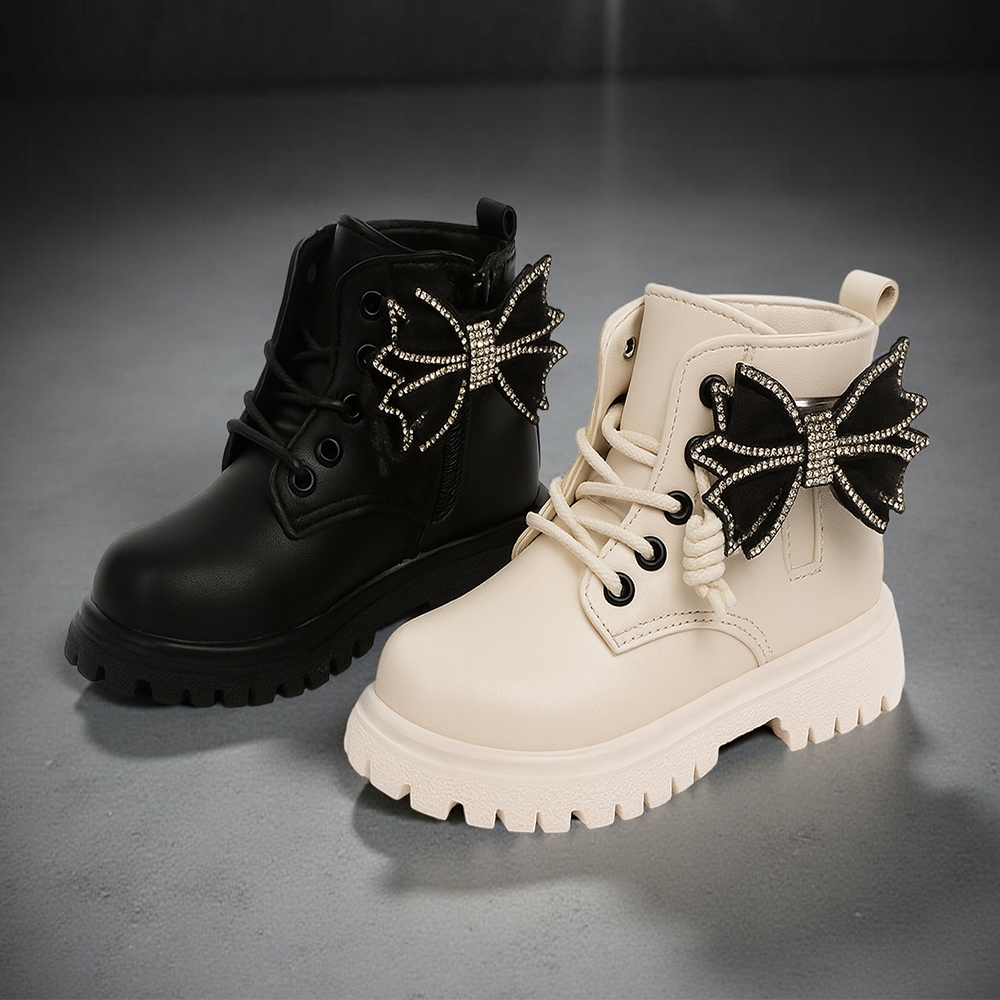 Jual Sepatu Boot Anak Docmart Leather Girls Flat Boot Kulit Anak Cewek ...