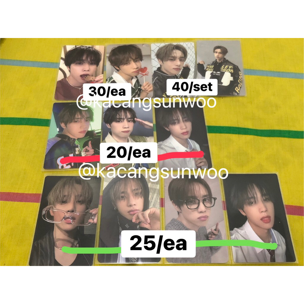 Jual PHOTOCARD OFFICIAL SUNWOO JUYEON HYUNJAE Q CHANGMIN THE BOYZ THE B ...