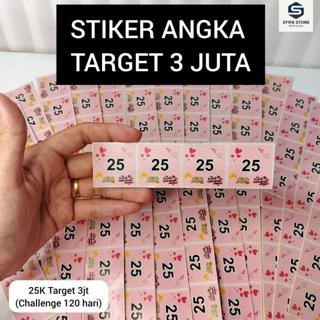 Jual Stiker Angka Serba 25K, Stiker Angka Nomor Premium Glossy Untuk ...