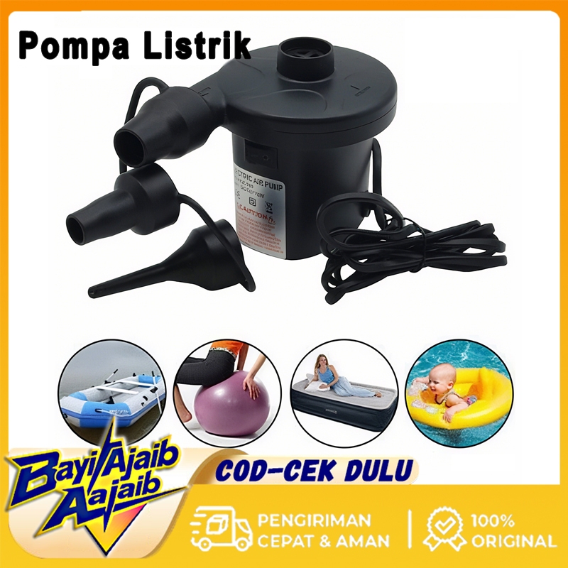 Jual Pompa angin elektrik 2 IN 1 Ac air pump Vacuum and blow kuat untuk ...