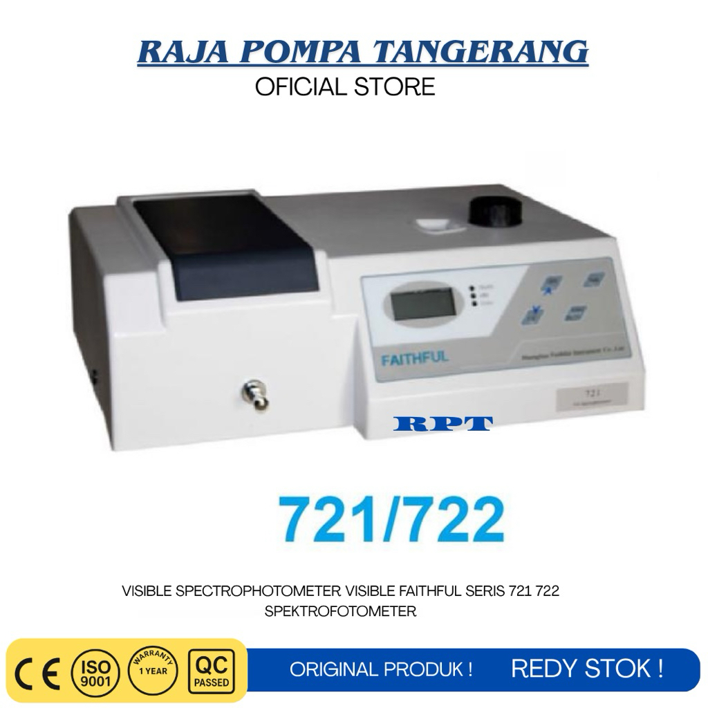 Jual Spectrophotometer Visible Faithful seri 721 Spektrofotometer ...