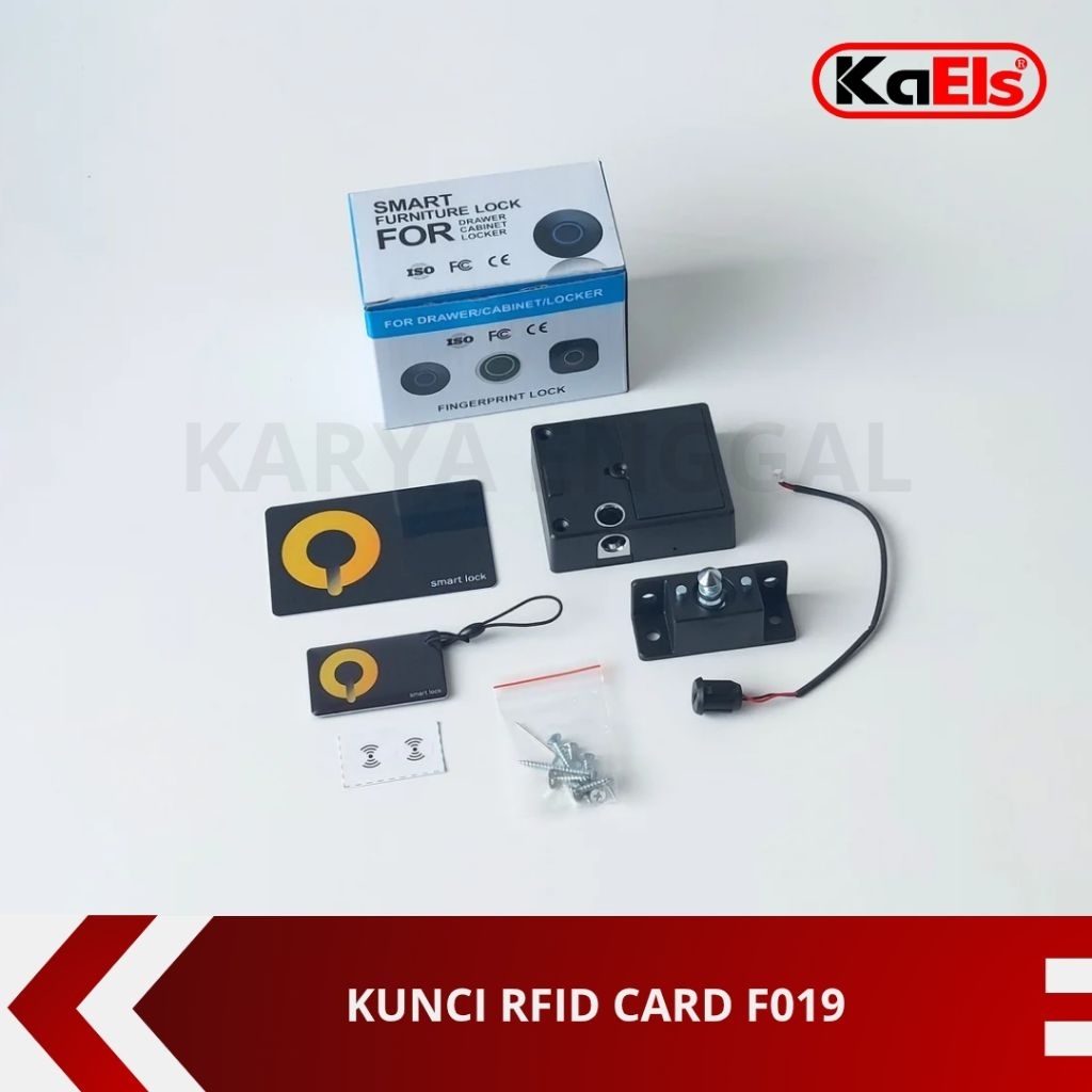 Jual Kunci Lemari Laci Invisible RFID Card F019 Key Hidden Cabinet Lock ...