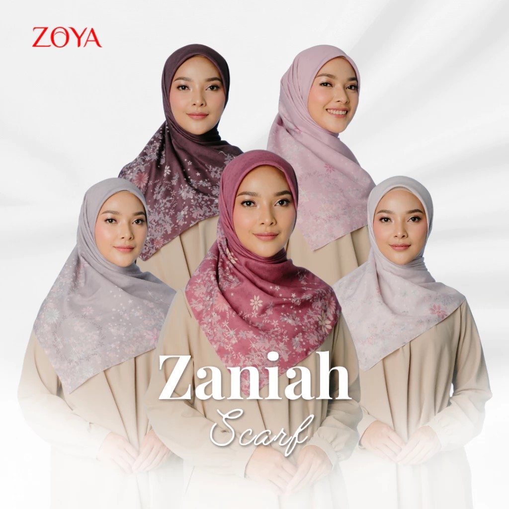 Jual Zoya Baltos - Zaniah Scarf - Kerudung Hijab Segi Empat Motif ...