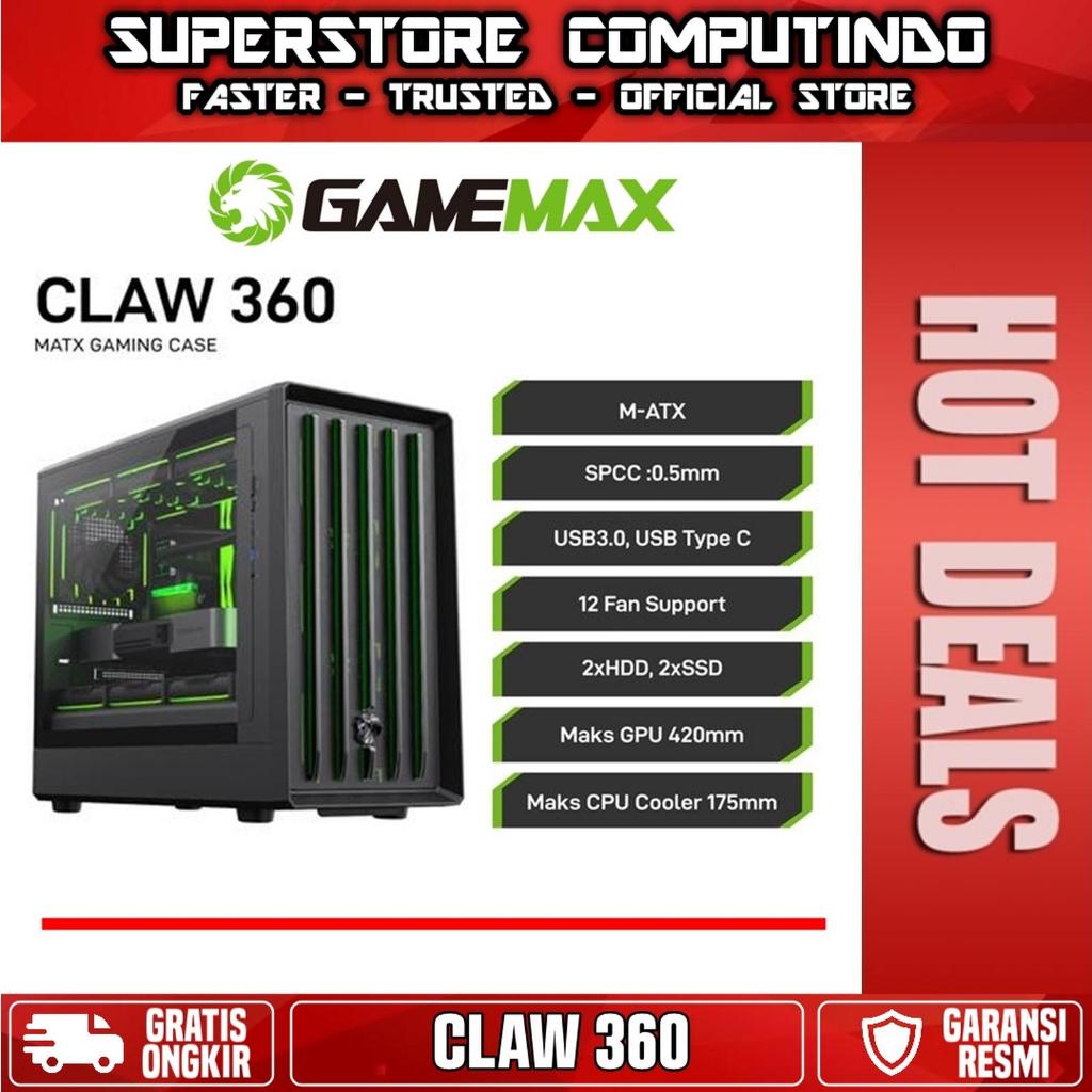 Jual Casing PC Gamemax Claw 360 CASING PC | M-ATX - GAMING PC CASE ...