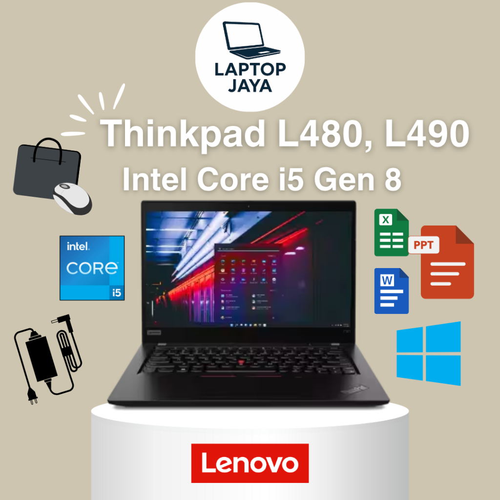 Jual [ LAPTOP JAYA ] Laptop Lenovo Thinkpad L380 L480 L490 L590 Core i5 ...