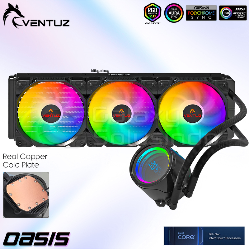 Jual VENTUZ Oasis Chroma 360 ARGB Liquid Cooler | Shopee Indonesia