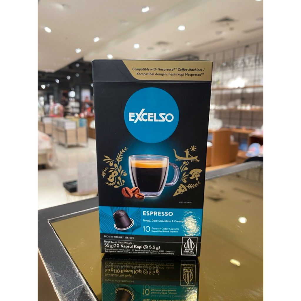 Jual Excelso Coffee Capsule Nespresso Compatible Espresso ( 5,5 gr x 10 ...