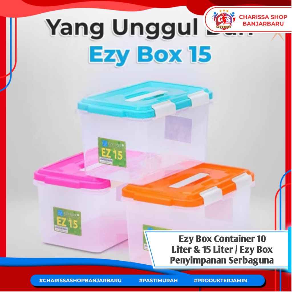 Jual Ezy Box Containex 10 Liter & 15 Liter / Ezy Box Penyimpanan ...