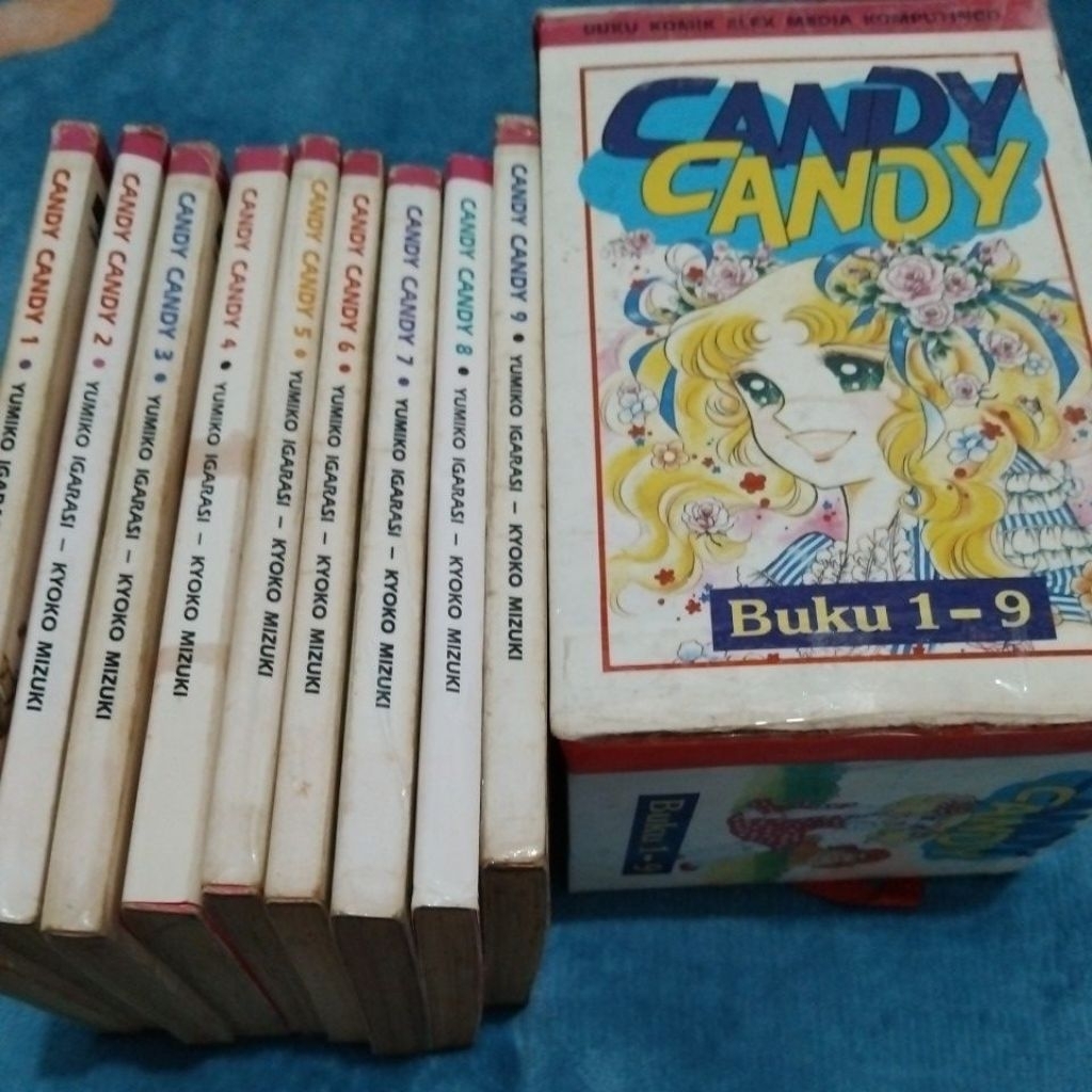 Jual KOMIK CANDY CANDY FULL SET+BOX preloved, Komik Candy Candy Full ...